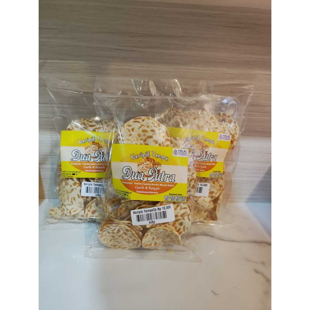 Jual KERIPIK TEMPE 2 PUTRA 100 GRAM | Shopee Indonesia