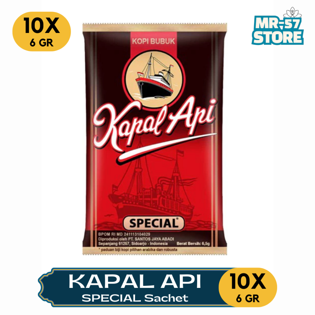 Jual Kopi Kapal Api Special Merah Sachet isi 10 Sachet (1 Renceng isi ...