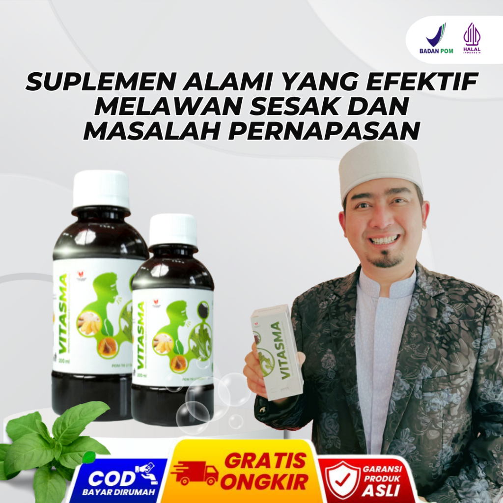 Jual Vitasma Madu Herbal Atasi Batuk Menahun Masalah Pernafasan ...