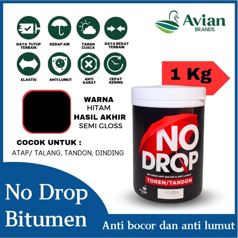 Jual No drop Bitumen aspal pelapis anti bocor anti lumut karat talang ...