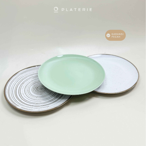 Jual PLATERIE Piring Keramik Dinner Plate 10.5 inch / 26cm Pfizerol ...