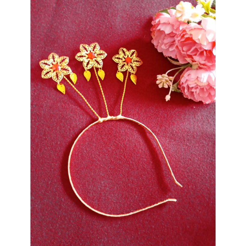 Jual bando adat jawa/ bando menul bunga (style 45) | Shopee Indonesia