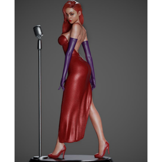 Jual Miniature Figure JESSICA RABBIT 1/64 HO diorama for diecast MiniGT ...