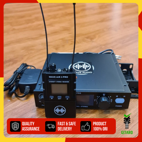 Jual Wave Air 3 Pro Stereo Wireless In Ear Monitor System IEM 1TX 1RX ...