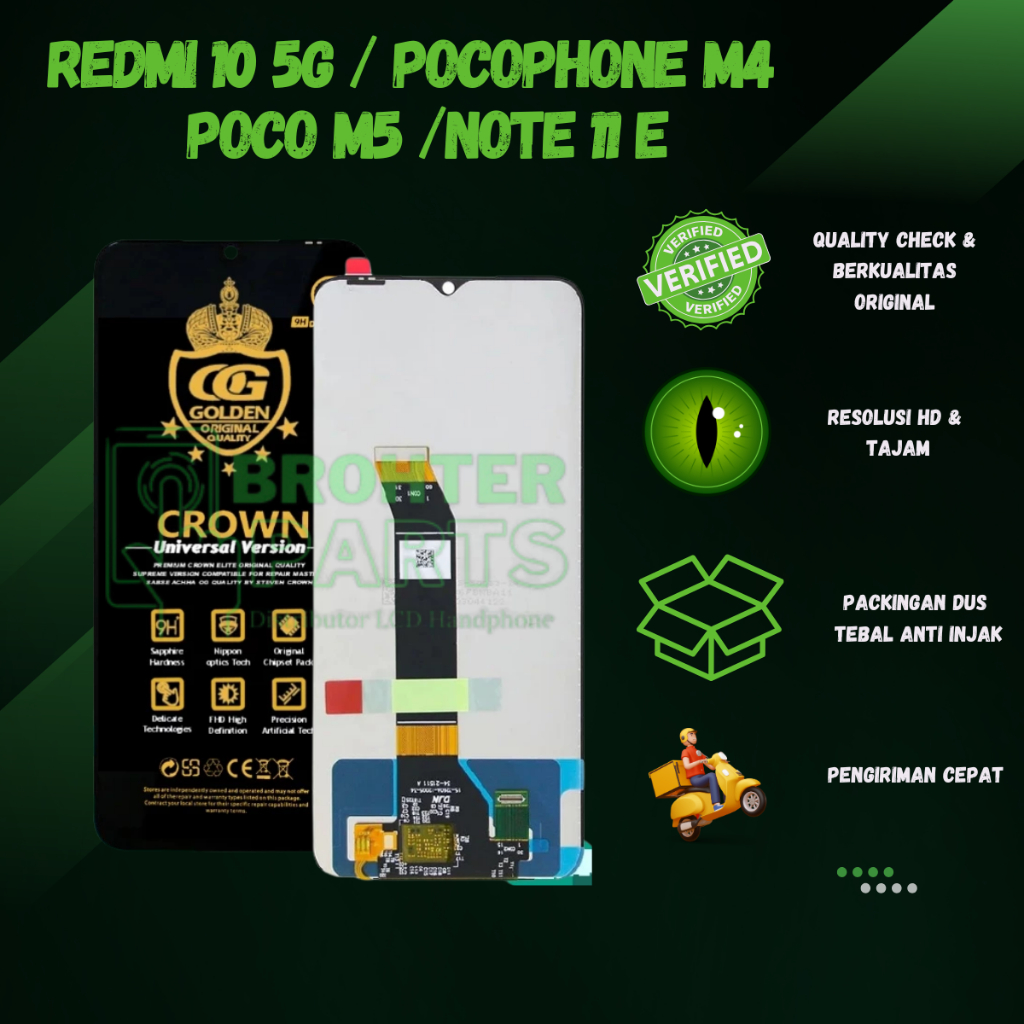 Jual LCD XIAOMI REDMI 10 5G / REDMI NOTE 11E / POCO M4 5G / POCO M5 ...