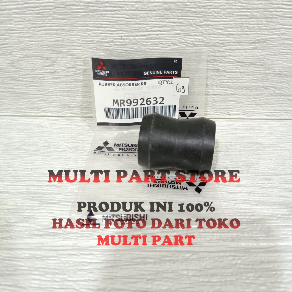 Jual KARET SHOCK BRAKER BELAKANG MITSUBISHI TRITON L200 PAJERO MR992632 ...