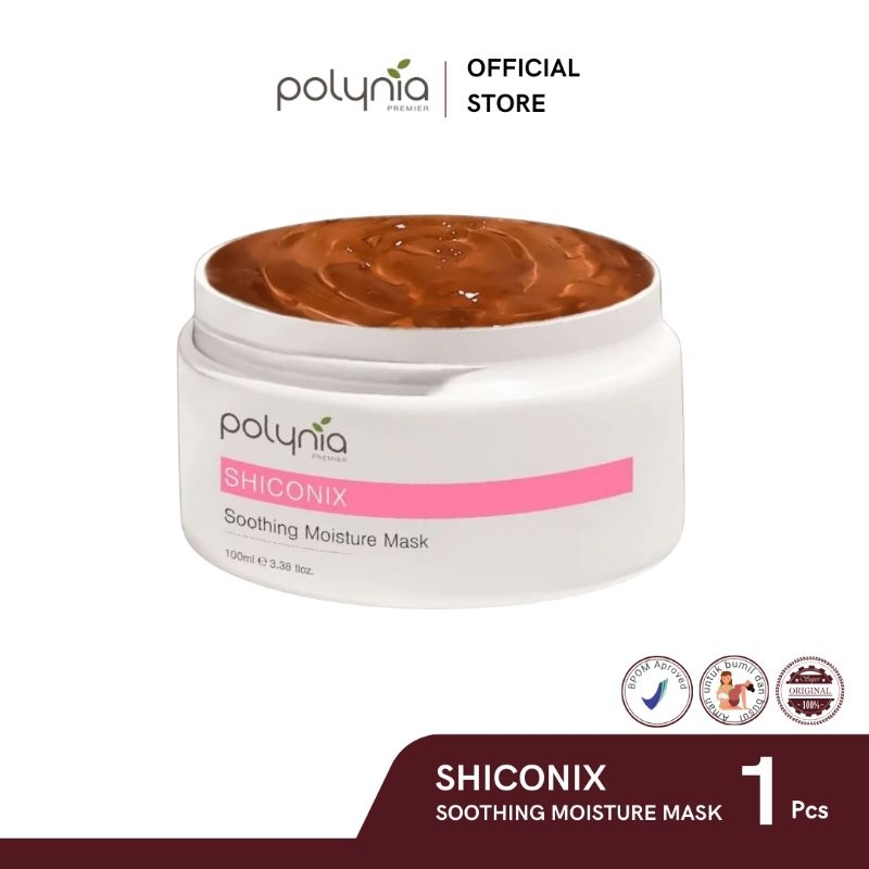 Jual POLYNIA - Shiconix Sooting Moisture Face Mask Meredakan Jerawat ...
