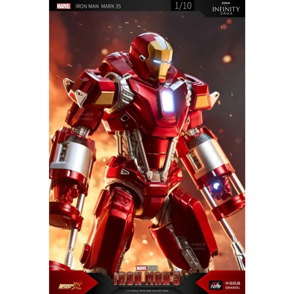 Jual ZD Toys Iron Man Mark 35 – 7 inches Action Figure | Shopee Indonesia