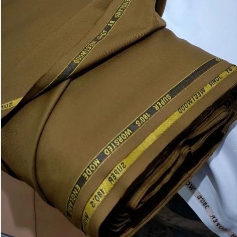 Jual Kain Pemda Khaki Super Premium Wool And Silk Bahan Baju Seragam Setelan Dinas Pemda PNS PDH ...