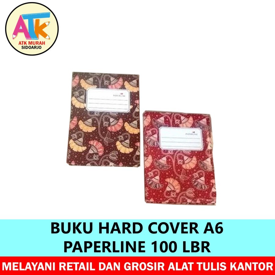 Jual BUKU HARD COVER A6 PAPERLINE 100 | Shopee Indonesia