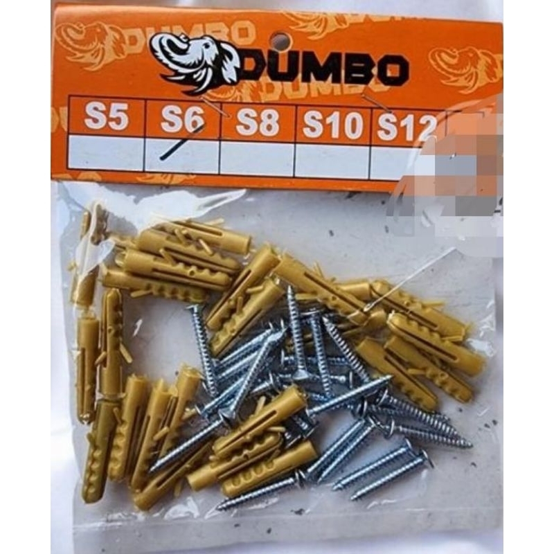 Jual Spiser Dan Sekrup Tanam Tembok Sekrup Ambalan | Shopee Indonesia