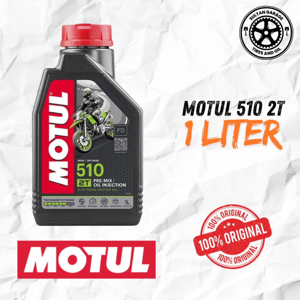Jual Oli Motul 2T 510 1L Oli Samping 2TAK - Oli Pelumas Kualitas Premium untuk Motor 2 Tak ...