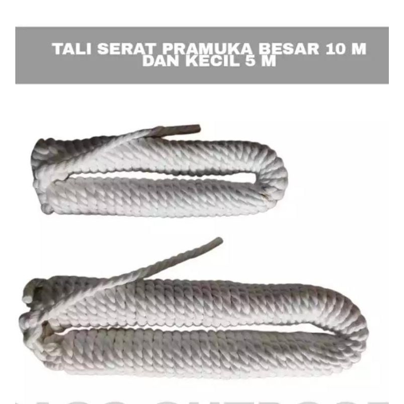 Jual TALI MARLON PUTIH / TALI TAMBANG PRAMUKA BESAR & KECIL | Shopee ...