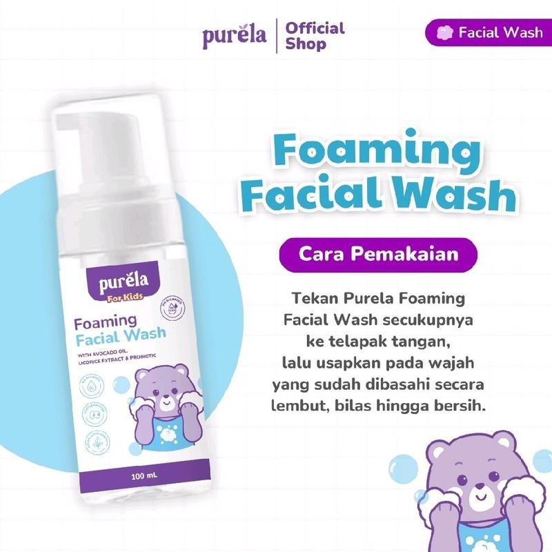 Jual Purela Foaming Facial Wash 100 ml | 3 in 1 Function Daily ...