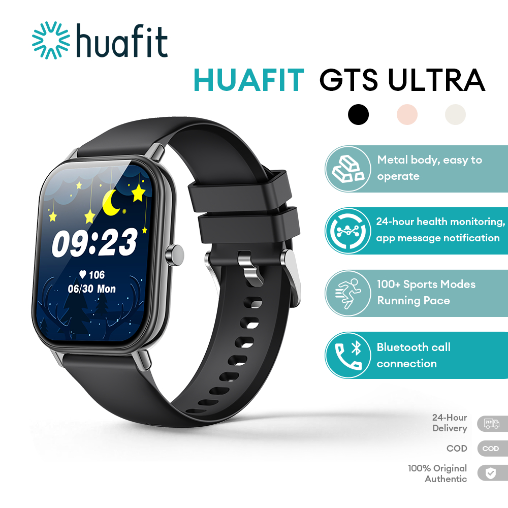 Jual NEW huafit GTS ULTRA Smartwatch Running Pace Jam Tangan Pintar ...