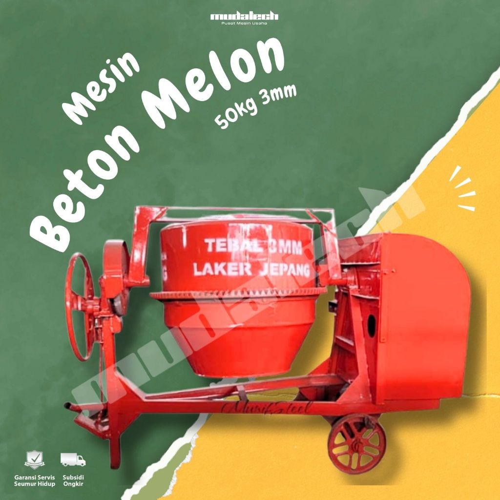 Jual Mesin Molen Aduk Semen Mesin Molen Alat Pengaduk Cor Semen 50 Kg Mixer Pengaduk Semen ...