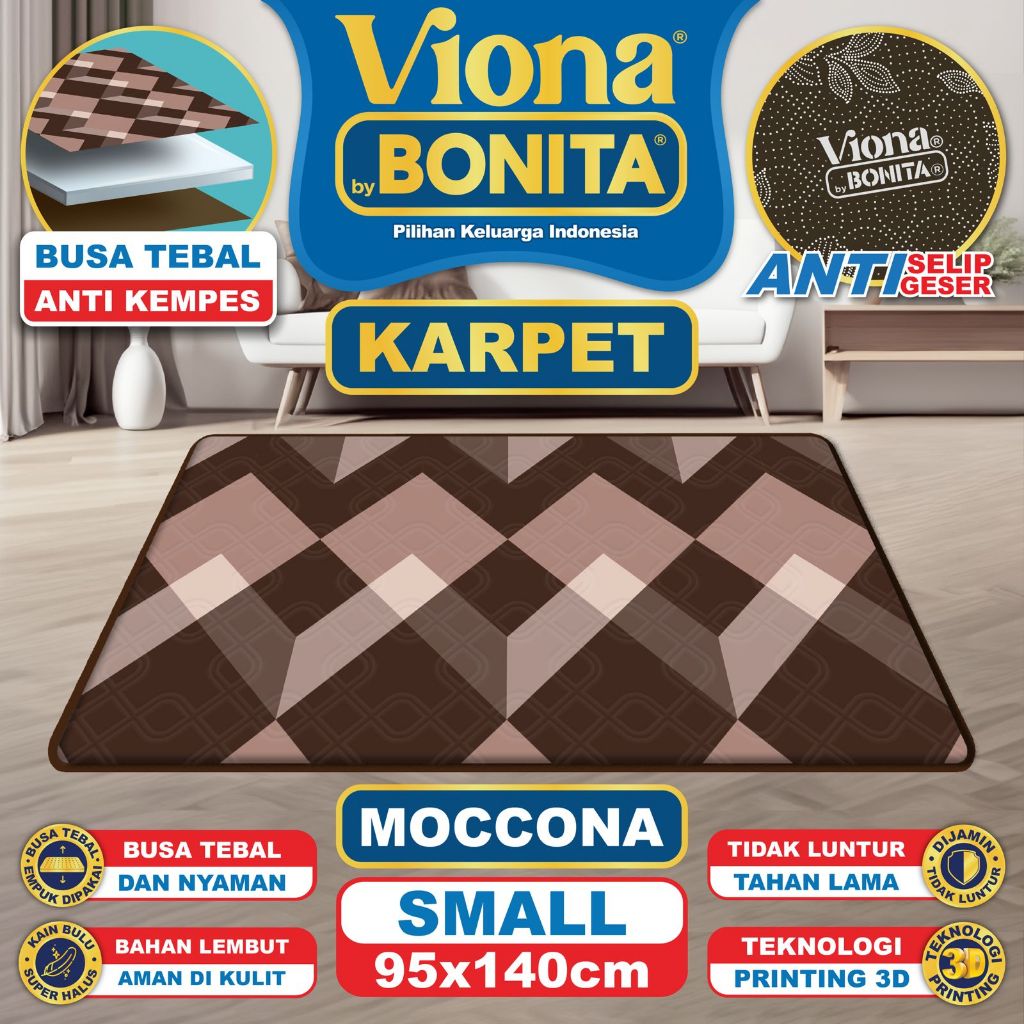 Jual RC Karpet Busa Bonita Viona Ukuran 95x140 Bahan Lembut & Tidak ...