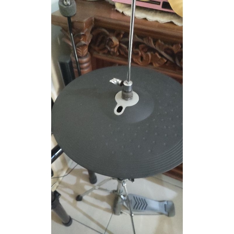 Jual simbal + stand Hithat Yamaha Drum Elektrik | Shopee Indonesia