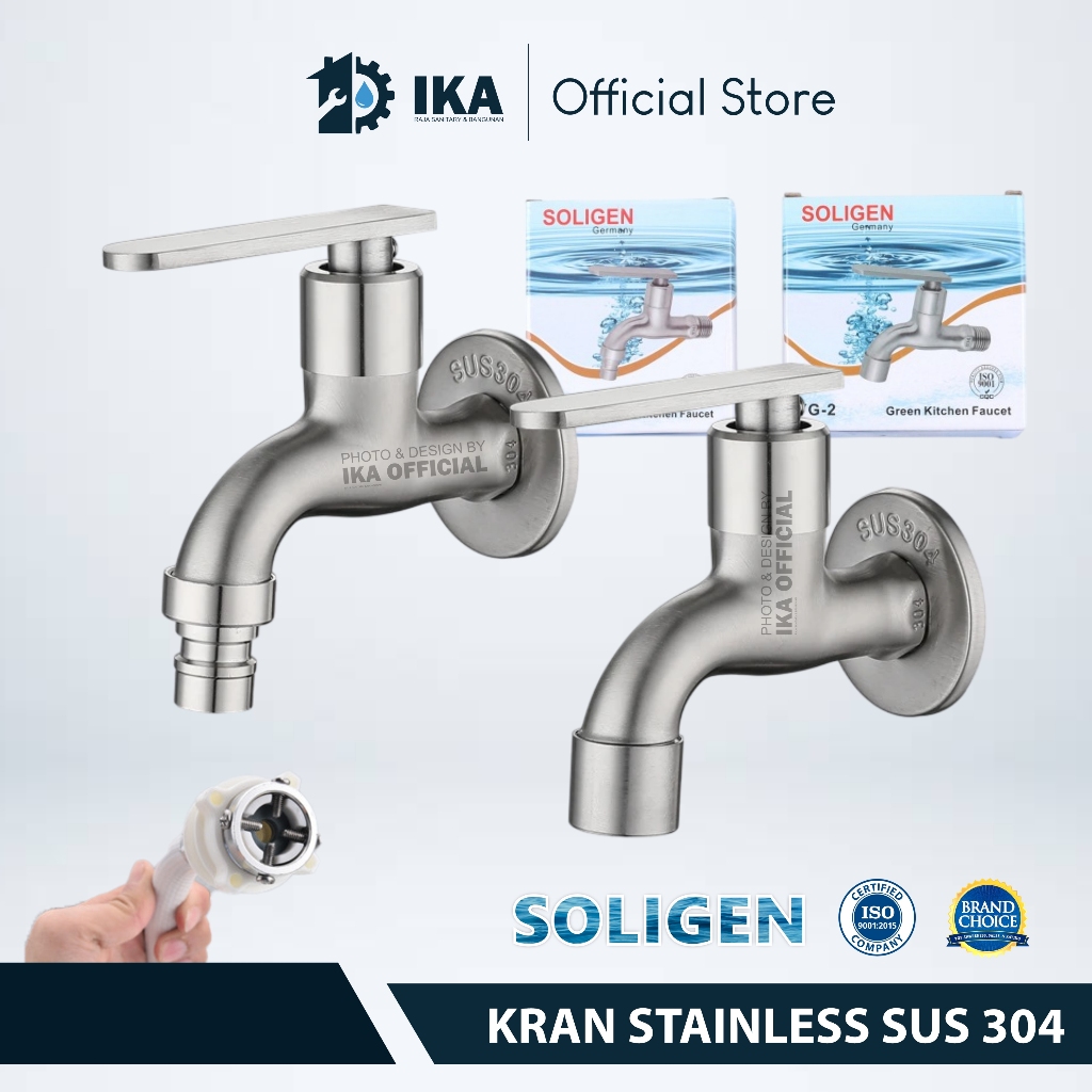Jual Kran Tembok Stainless Engkol Soligen YG-1 - YG-2 / Keran Tembok ...