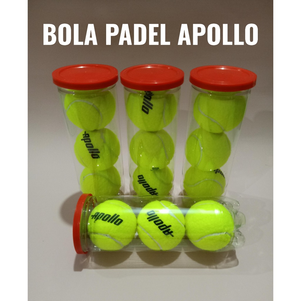 Jual BOLA PADEL APOLLO PADEL BALLS ( 1 TABUNG ISI 3 BOLA ) | Shopee ...