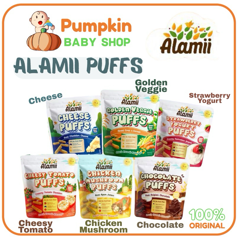 Jual Alamii Puffs - Alami Puff Snack Cemilan Anak / Snack Bayi / Puffs ...