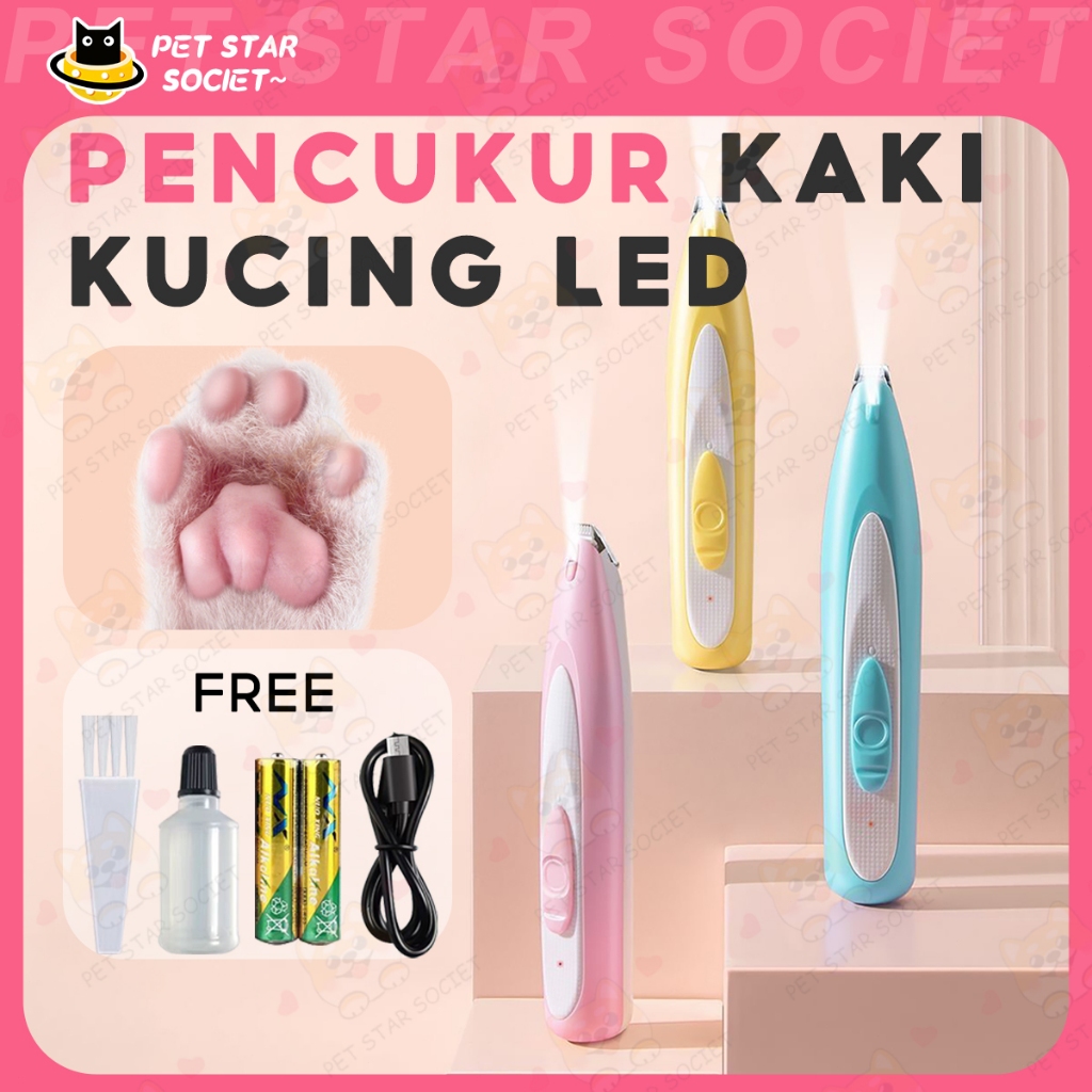 Jual 【PET CLIPPER】Alat Cukur Bulu Kucing & Anjing - Pemotong Bulu Hewan ...