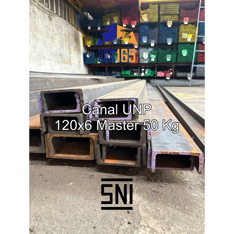 Jual Besi Baja Canal UNP Master Ukuran 120x6 / 150x6 / 200x6 | Shopee ...