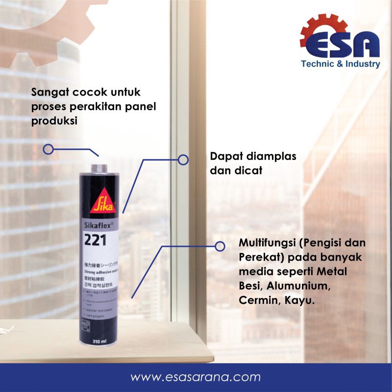 Jual LEM KACA MOBIL SIKAFLEX 221 BLACK, GREY, WHITE | Shopee Indonesia