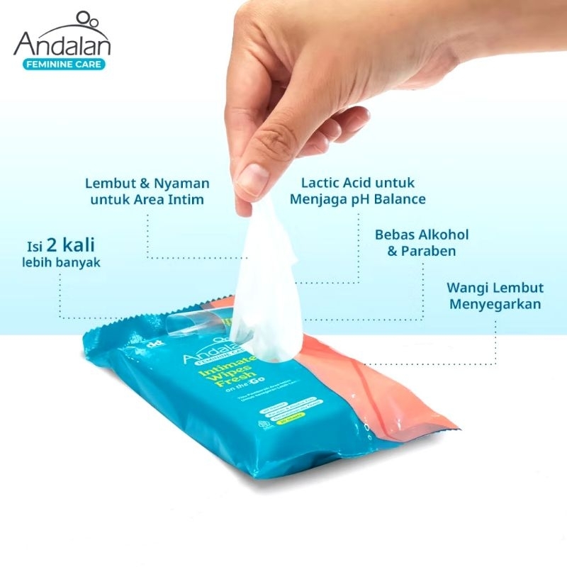 Jual TISU ANDALAN INTIMATE WIPES TISSUE Basah PEMBERSIH V | Shopee ...