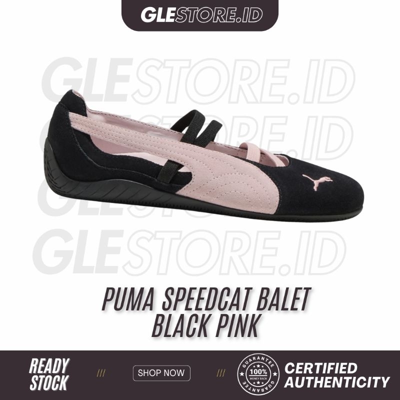 Jual Puma Speedcat Ballet Black Pink (100% Authentic) | Shopee Indonesia