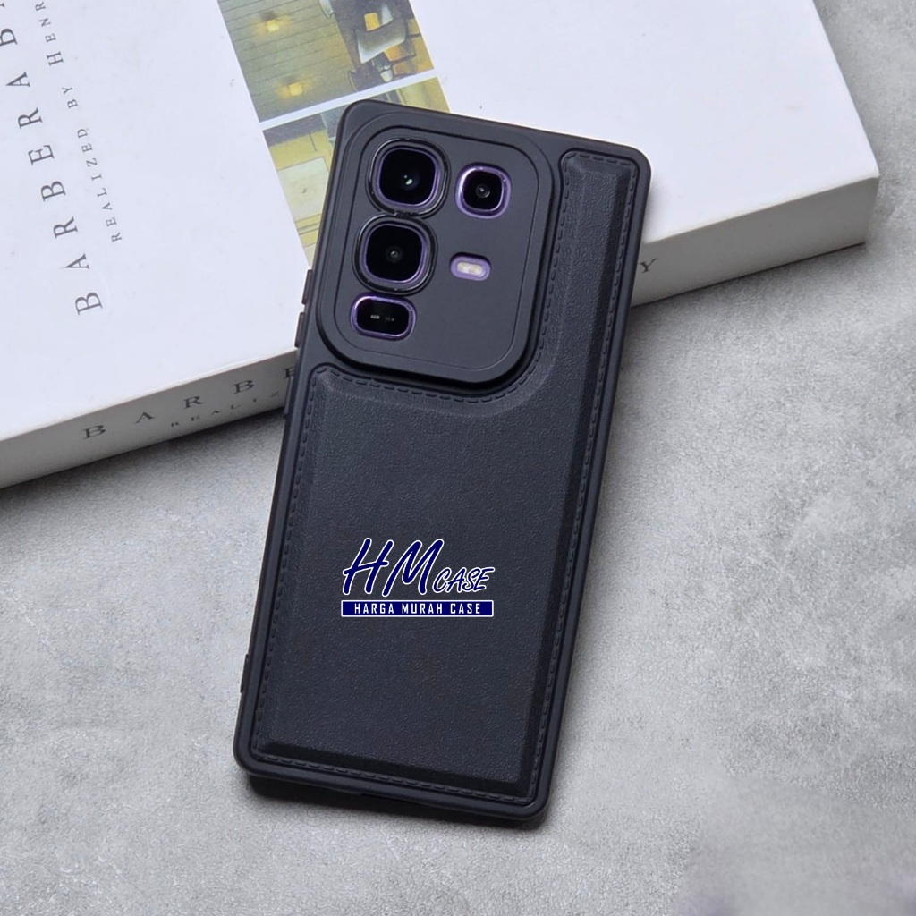 Jual Infinix Note 50 4G Infinix Note 50 Pro 4G Case Pro Leather Black ...