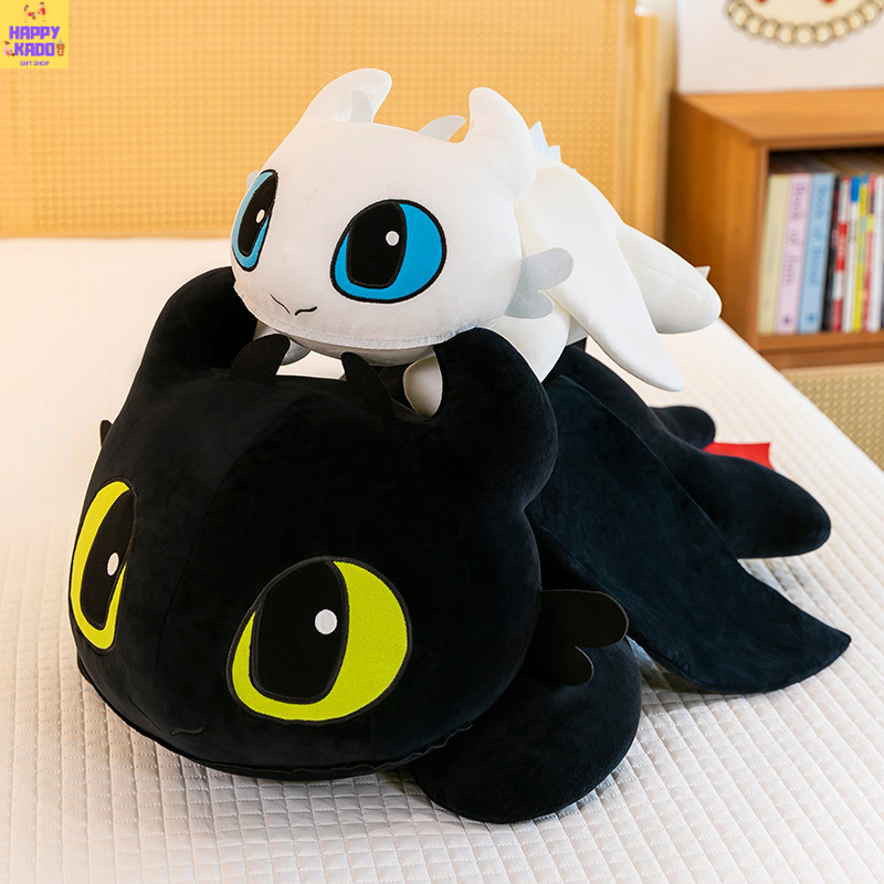 Jual Boneka How to Train Your Dragon Toothless Light Fury Lembut Imut ...