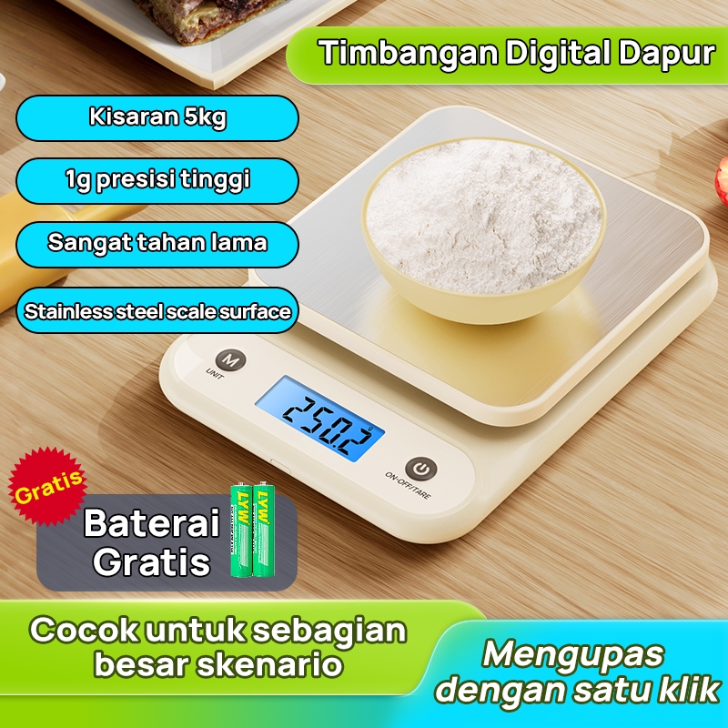 Jual 5Kg Timbangan elektronik dapur presisi Timbangan Gram untuk ...