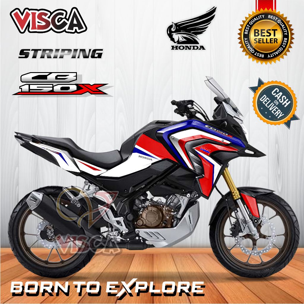 Jual Stiker Striping CB 150X NEW Fullbody Variasi HRC | Shopee Indonesia