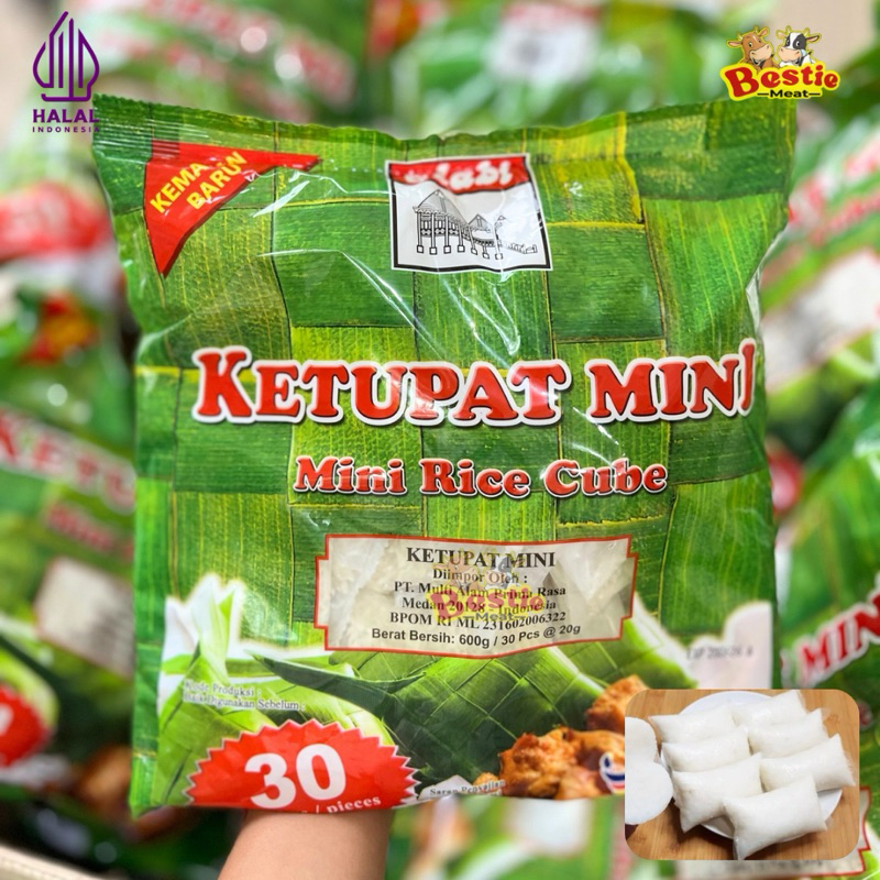 Jual Adabi Ketupat Mini | Rice Cube Ketupat Instan Isi 30 Pcs | Shopee ...