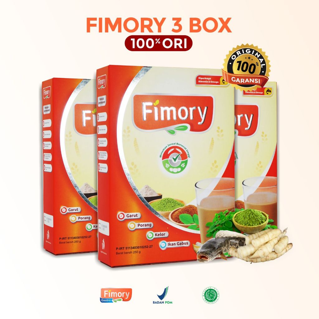 Jual Fimory Gastro 3 Box Original Minuman Susu anouh Atasi Maagh Gerd ...