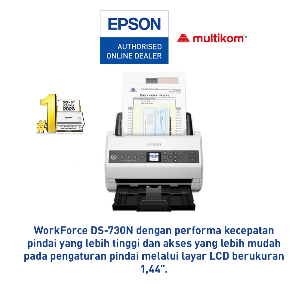 Jual Scanner Epson DS 730N WorkForce A4 Duplex Sheetfed ADF Ethernet ...