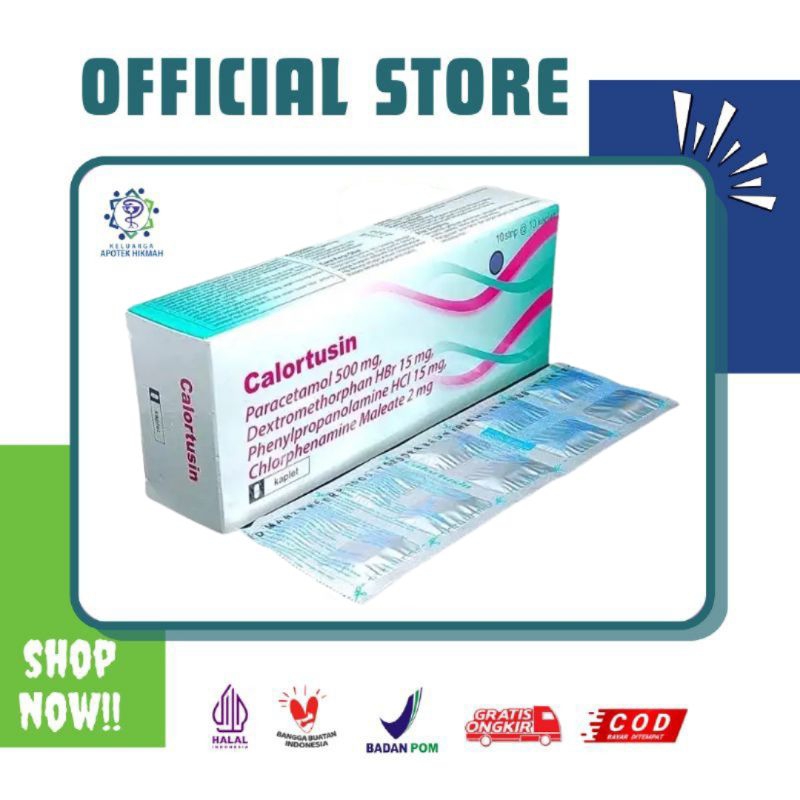 Jual Calortusin tablet syrup suplemen multivitamin kesehatan | Shopee ...