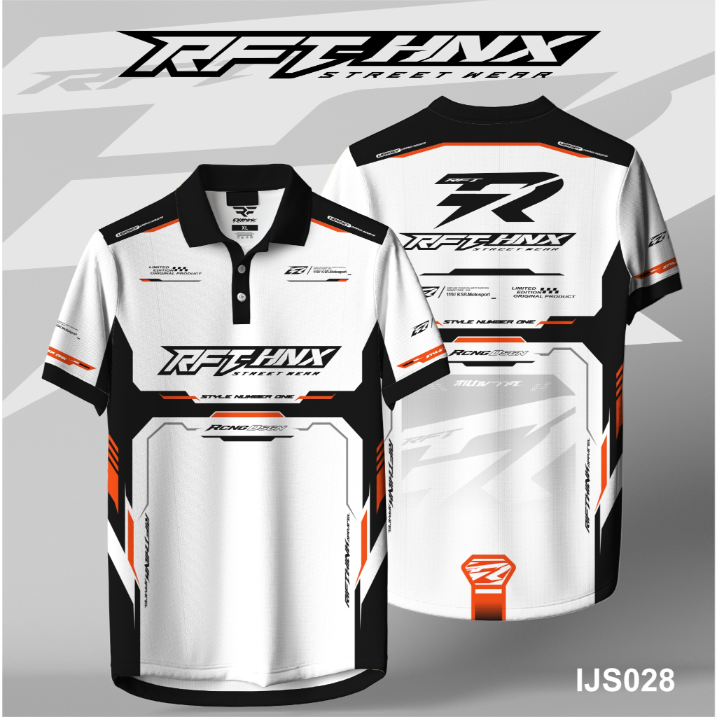Jual kaos baju polo jersey racing simpel warna cerah bebas custom ...