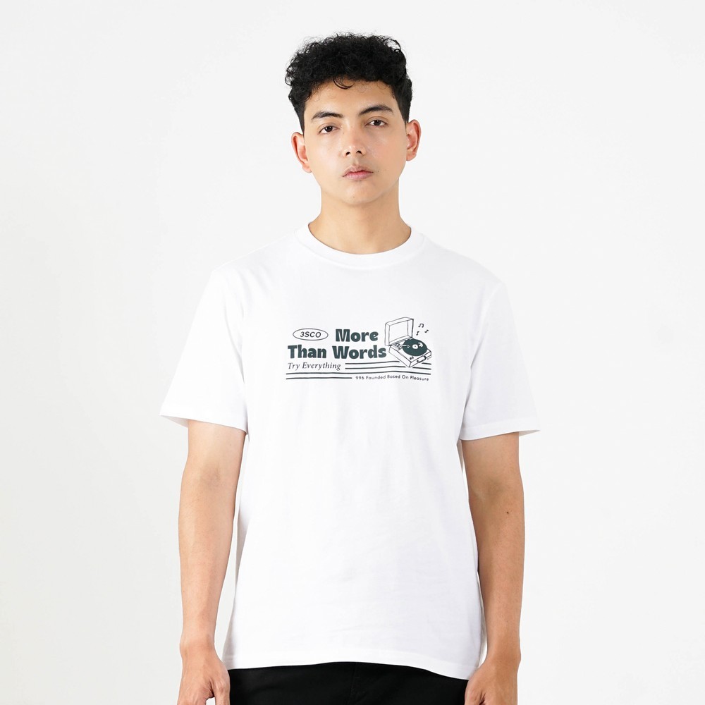 Jual 3Second Kaos Pria Lengan Pendek Regular Fit Katun MTW OL-CG990425 | Shopee Indonesia