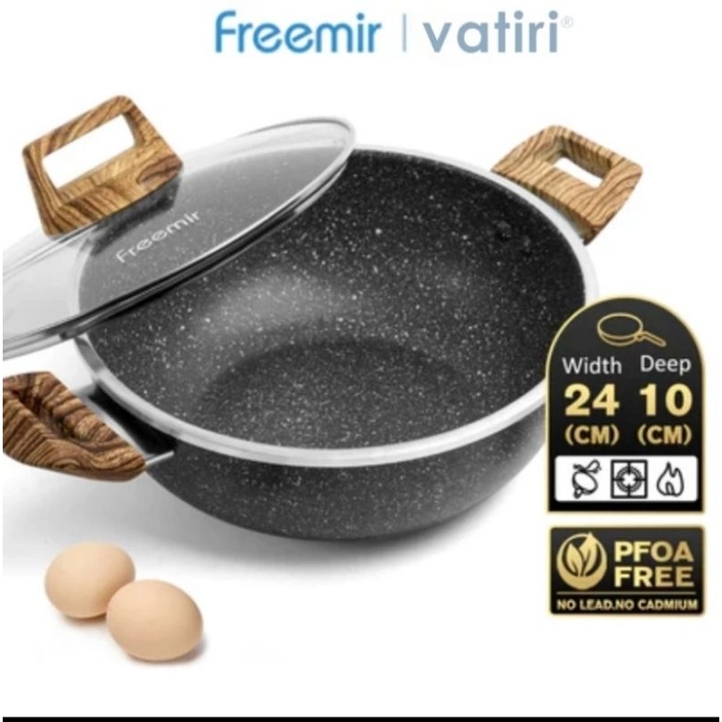 Jual FREEMIR Wajan Panci A21601 Wajan Penggorengan Anti Lengket dengan ...