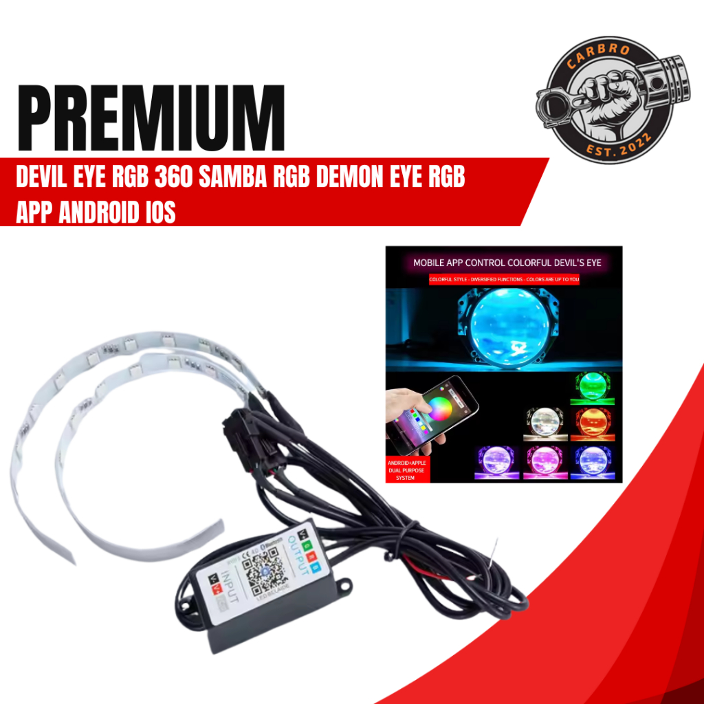 Jual Devil eye RGB 360 Samba RGB Demon Eye Rgb APP Android IOS ...