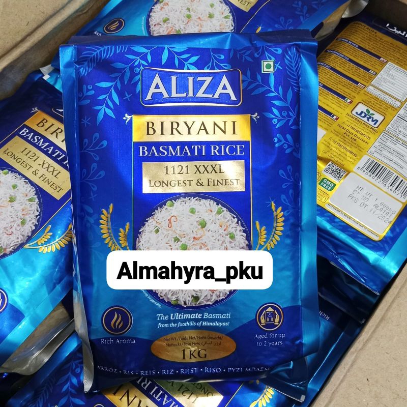 Jual Beras Basmati Aliza Biryani 1Kg/ Beras Basmati 1kg Premium ...