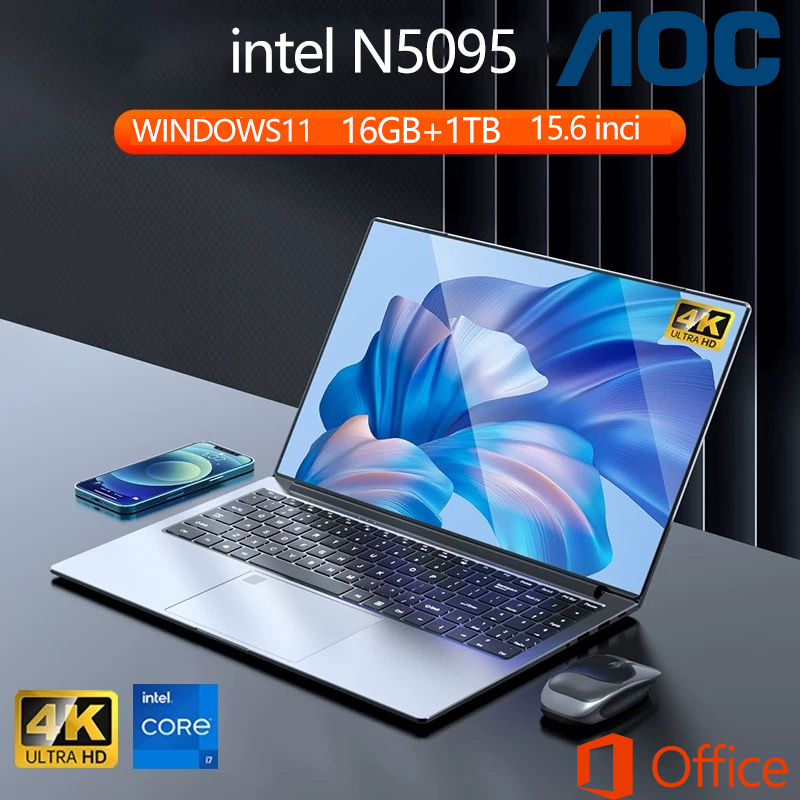 Jual MA Laptop Intel Core N5095 Terbaru 2024 untuk Kantor, Game, dan ...