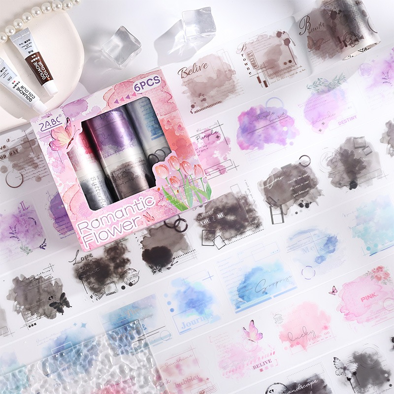 Jual [Artopia] Share Romantic Flower RF Sticker Box Stiker Aksen Cat ...