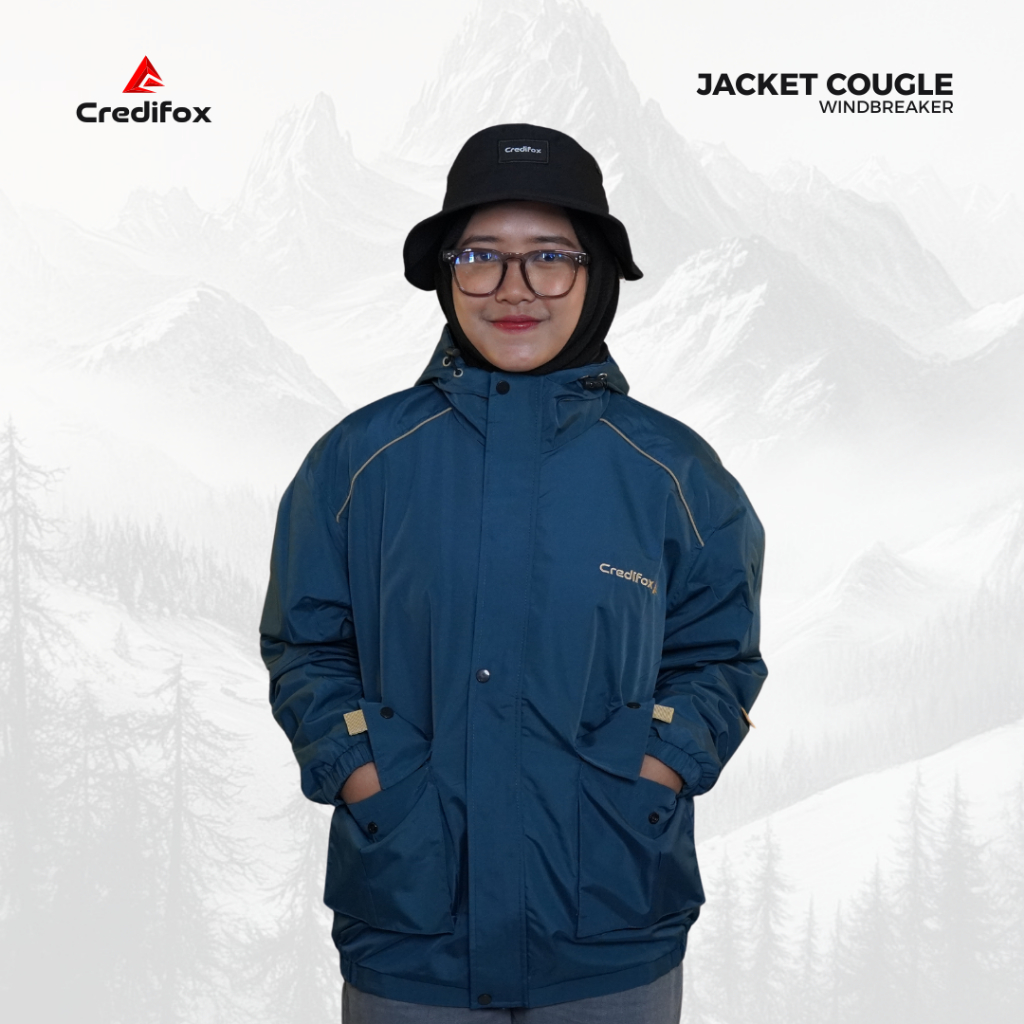Jual CREDIFOX Jaket cougle pria wanita - jaket waterproof anti angin ...