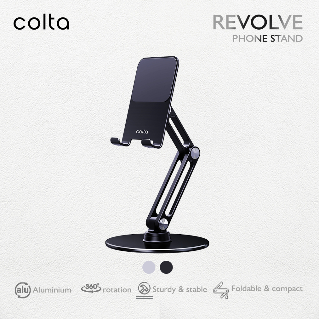 Jual Colta P5 360 Revolve Phone/Tablet Stand Holder Circle Aluminium ...