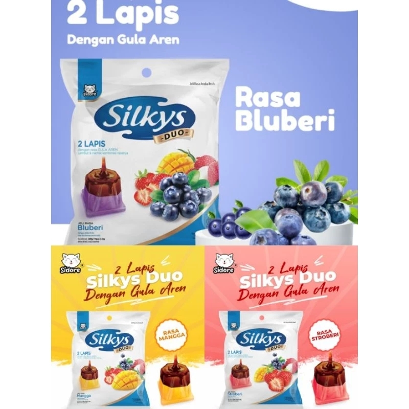 Jual SILKYS PUDING JELLY 2 LAPIS GULA AREN ISI 10 PCS | Shopee Indonesia