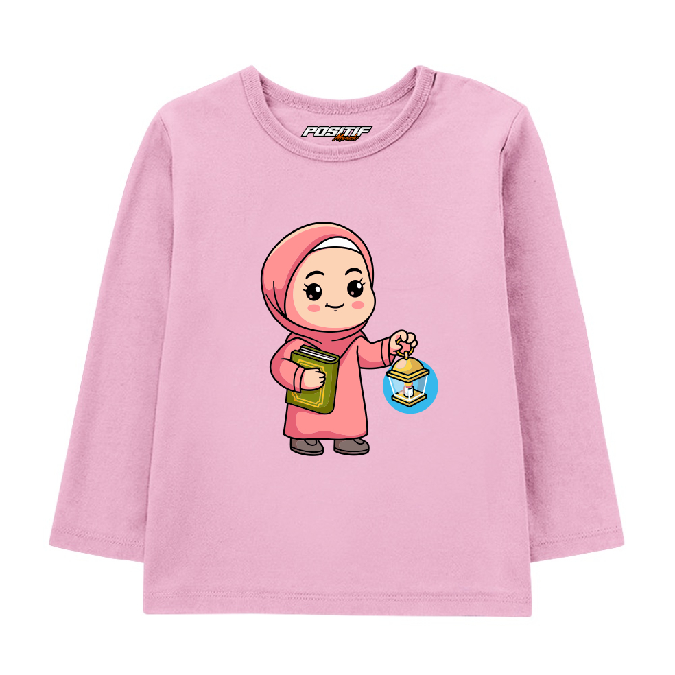 Jual Positif Merch Baju Kaos Anak Lengan Panjang Muslim Islami Ngaji ...