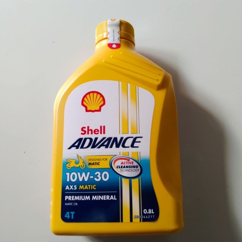 Jual OLI SHELL MATIC AX5 800ML SAE 10W-30 | Shopee Indonesia